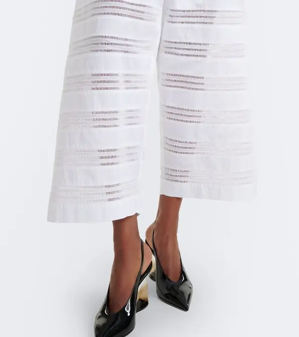 Alaïa Cotton Poplin Culottes