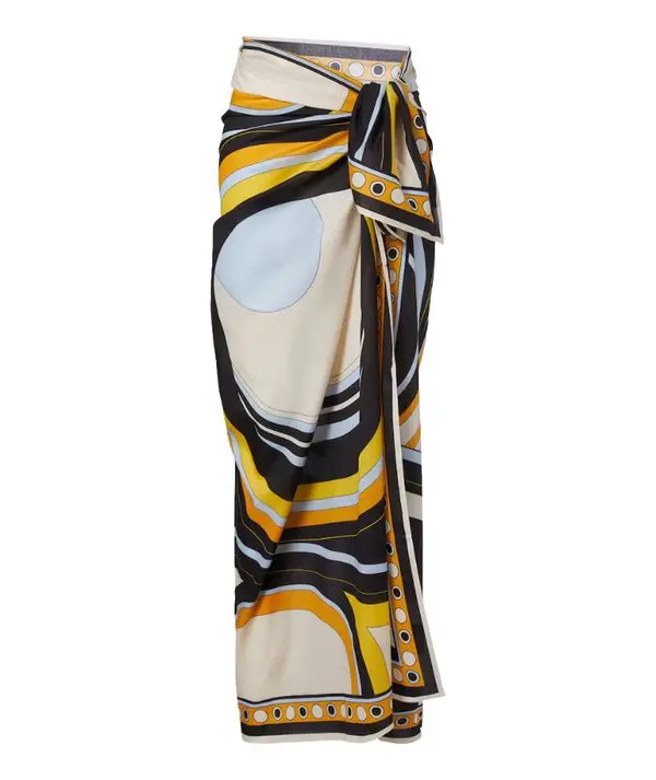 La DoubleJ Printed Cotton Beach Cover-up