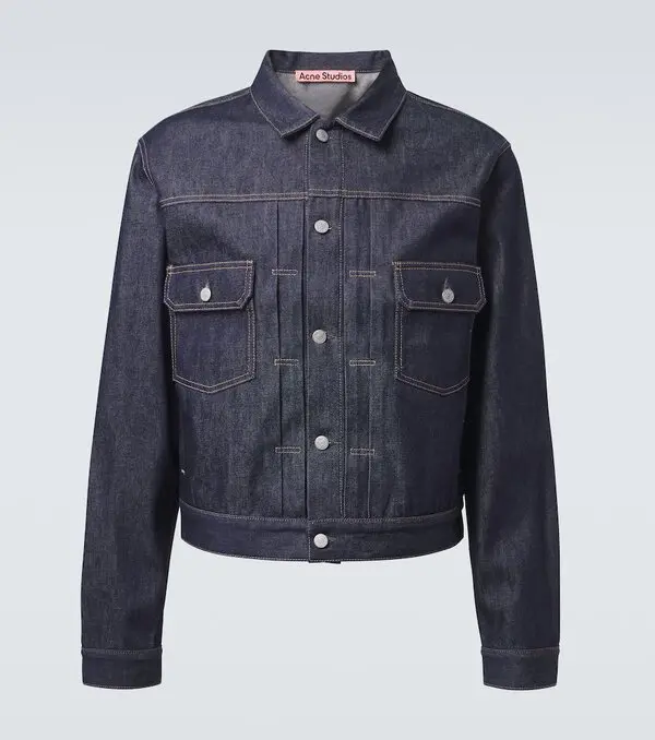 Acne Studios Indigo Denim Jacket - Blue