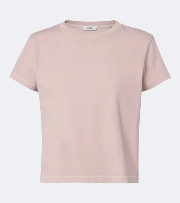 AGOLDE Cotton T-shirt - Pink
