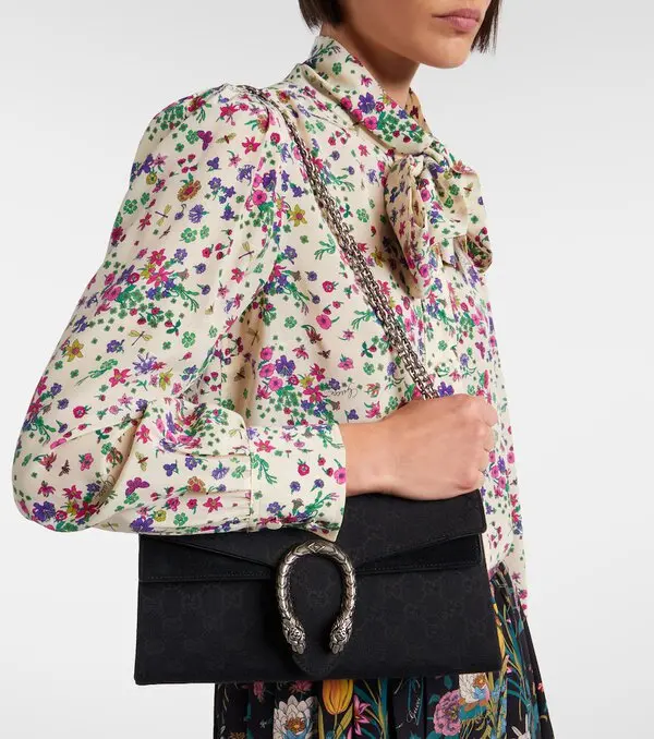 Gucci Dionysus Small Shoulder Bag - Black