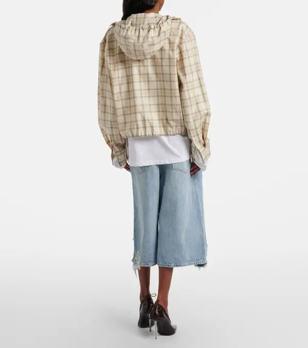 Acne Studios Distressed Denim Bermuda Shorts