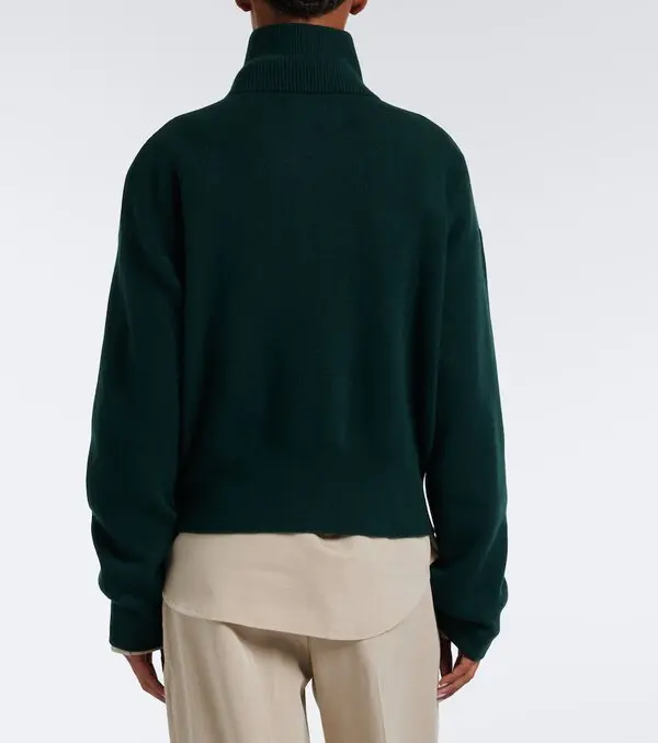 Extreme Cashmere N°385 Zip-up Sweater - Green