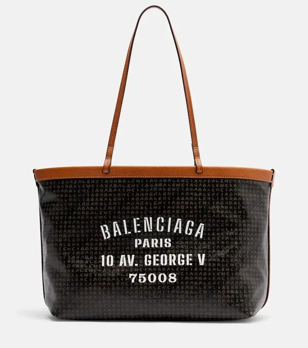Balenciaga Select Medium Canvas Tote Bag - Black