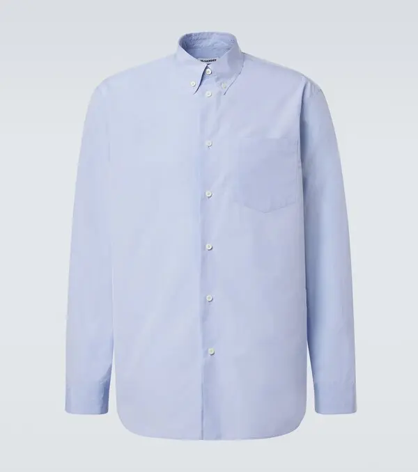 JIL SANDER Cotton Shirt - Blue