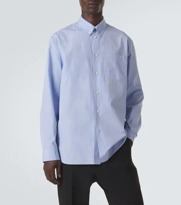 JIL SANDER Cotton Shirt - Blue