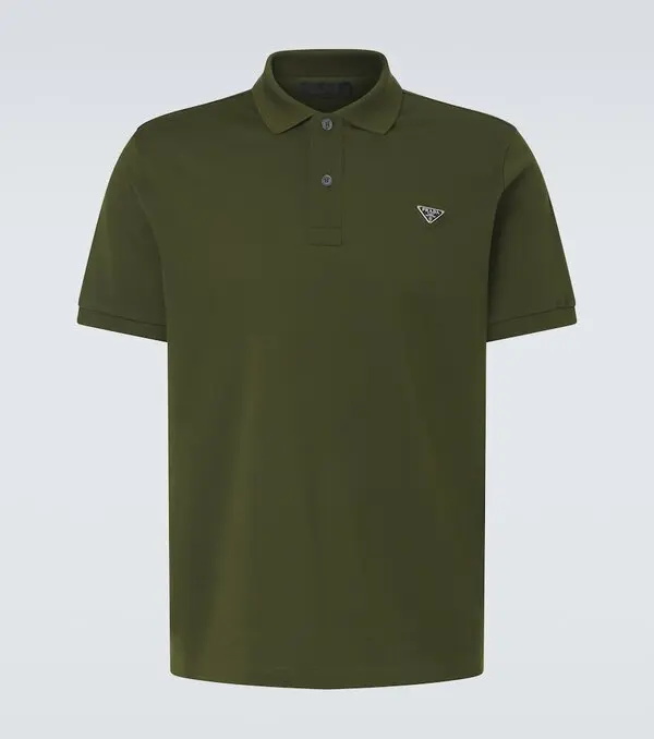 Prada Cotton Polo Shirt - Green