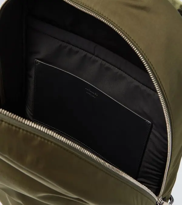 JIL SANDER Leather-trimmed Backpack