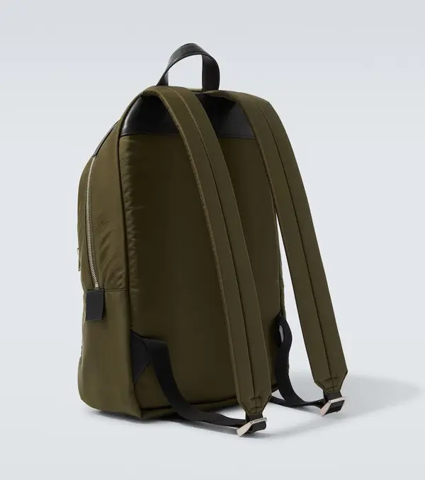 JIL SANDER Leather-trimmed Backpack