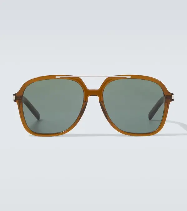 Saint Laurent Aviator Sunglasses - Brown