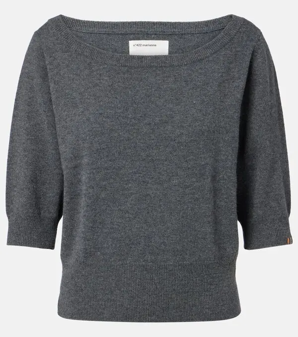 Extreme Cashmere N°422 Marianne Cashmere Sweater - Grey