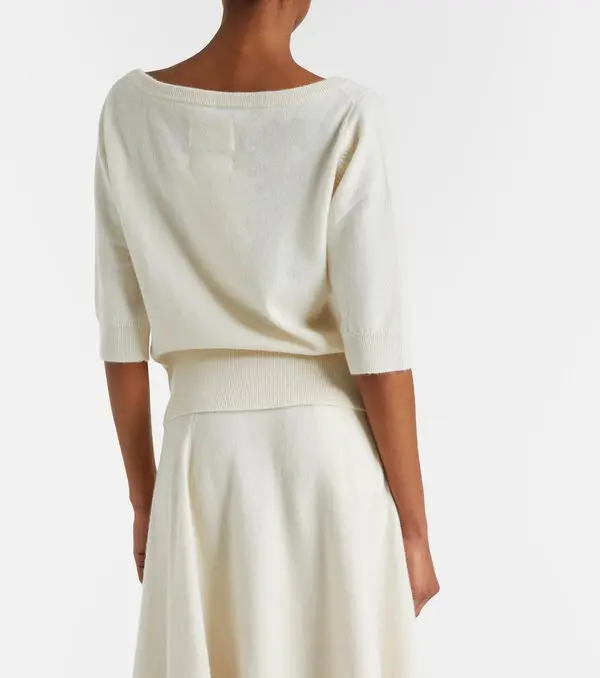 Extreme Cashmere N°422 Marianne Sweater - White