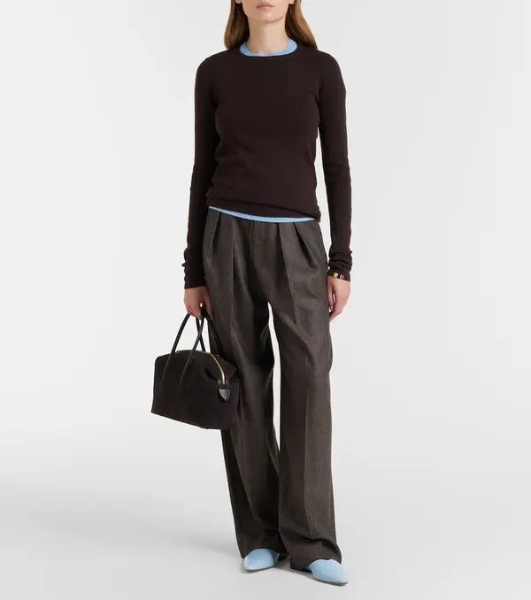 Extreme Cashmere N°392 Eel Cotton And Cashmere Top