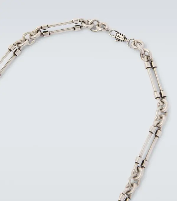 Saint Laurent Cassandre Chain Necklace