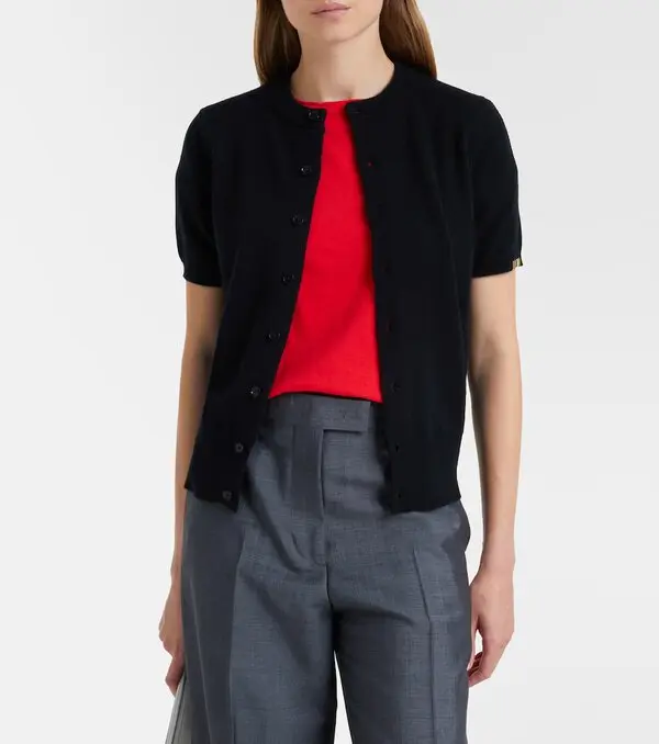 Extreme Cashmere N°399 Flyer Cashmere Cardigan - Black