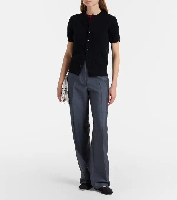 Extreme Cashmere N°399 Flyer Cashmere Cardigan - Black