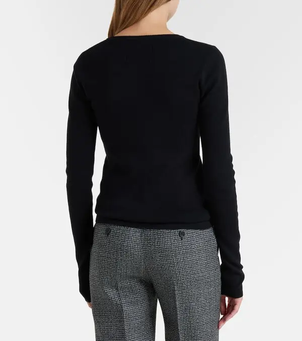 Extreme Cashmere N°392 Eel Cotton And Cashmere Top - Black