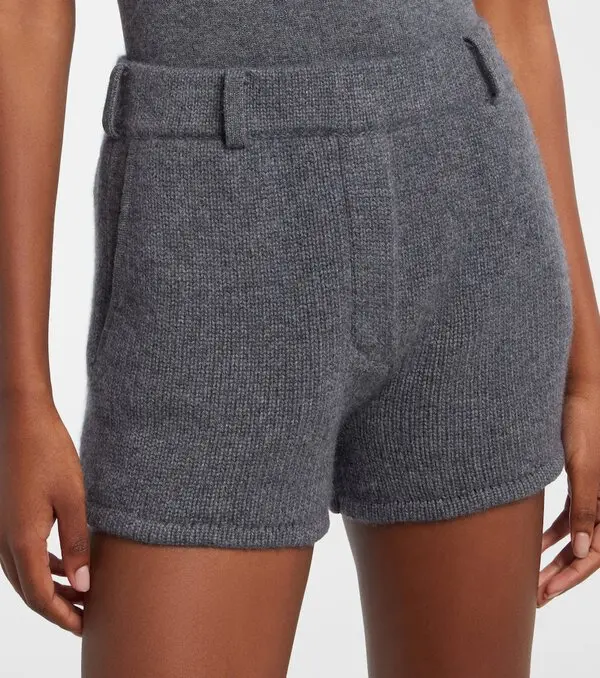 LISA YANG Annora Cashmere Shorts - Grey