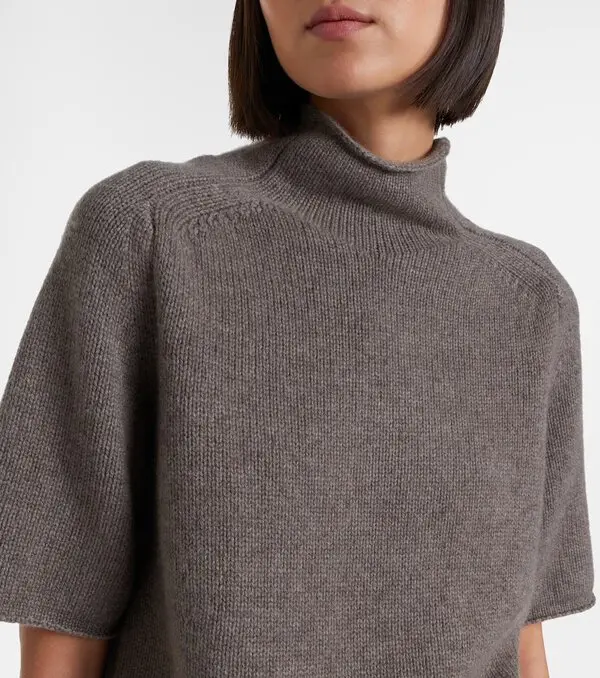 LISA YANG Cashmere Turtleneck Sweater - Grey