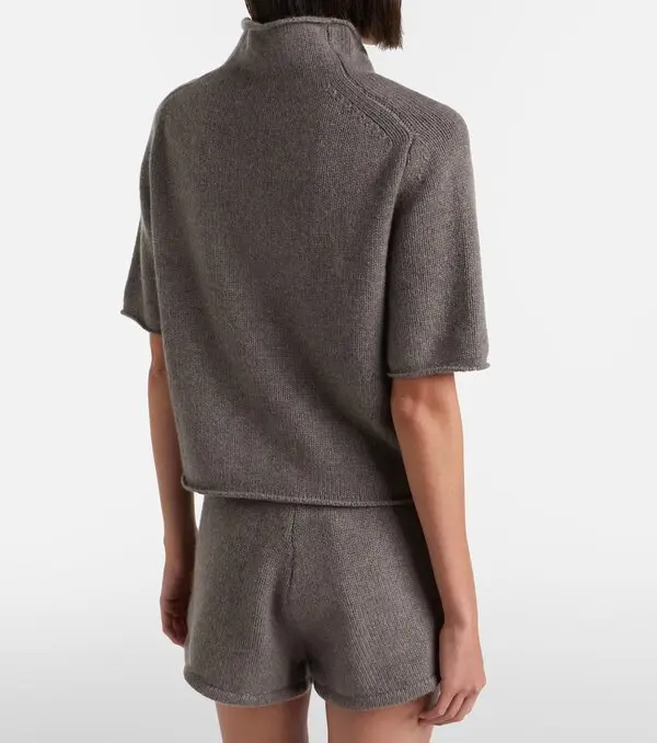 LISA YANG Cashmere Turtleneck Sweater - Grey