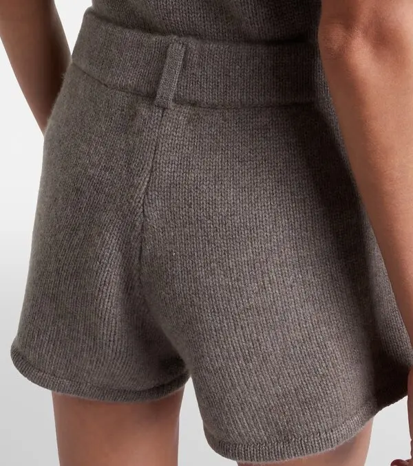 LISA YANG Annora Cashmere Shorts - Grey