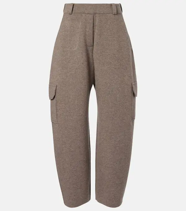 LISA YANG Azaria Cashmere Cargo Pants - Grey
