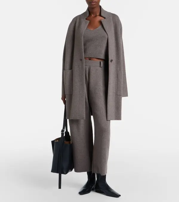 LISA YANG Azaria Cashmere Cargo Pants - Grey
