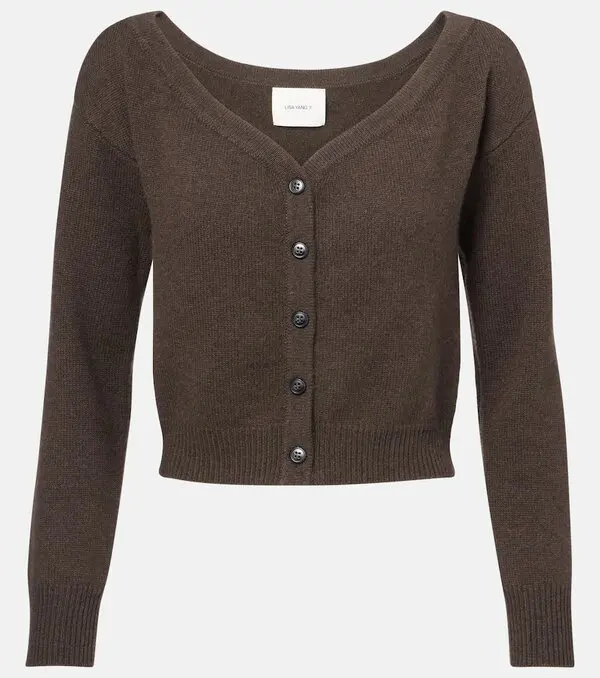 LISA YANG Cashmere Cardigan - Brown