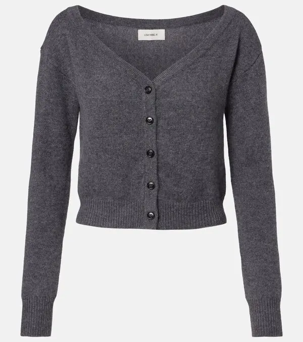 LISA YANG Cashmere Cardigan - Grey