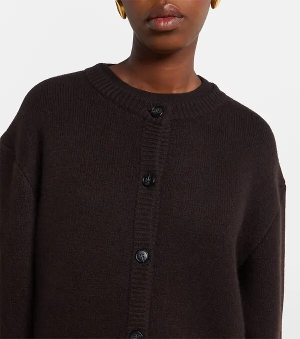LISA YANG Emmylou Cashmere Cardigan - Brown