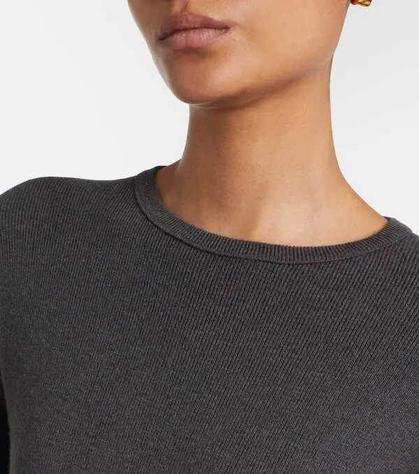 LISA YANG Vivian Cotton And Cashmere Sweater