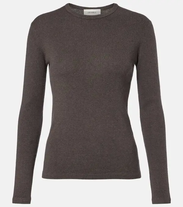 LISA YANG Vivian Cotton And Cashmere Sweater - Brown