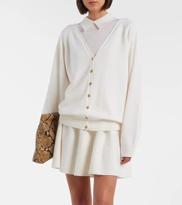 LISA YANG Jiani Cashmere Cardigan - White
