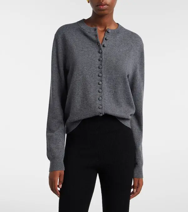 LISA YANG Wilona Cashmere Cardigan - Grey