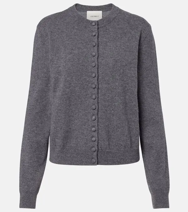 LISA YANG Wilona Cashmere Cardigan - Grey