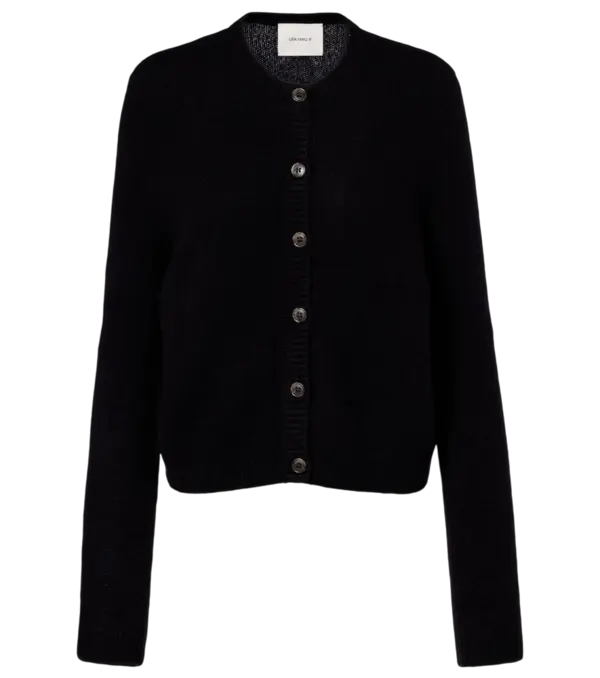 LISA YANG Felicia Cashmere And Silk Cardigan - Black