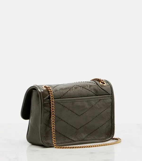 Saint Laurent Niki Mini Shoulder Bag - Grey