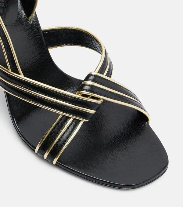 Versace Leather Slingback Sandals