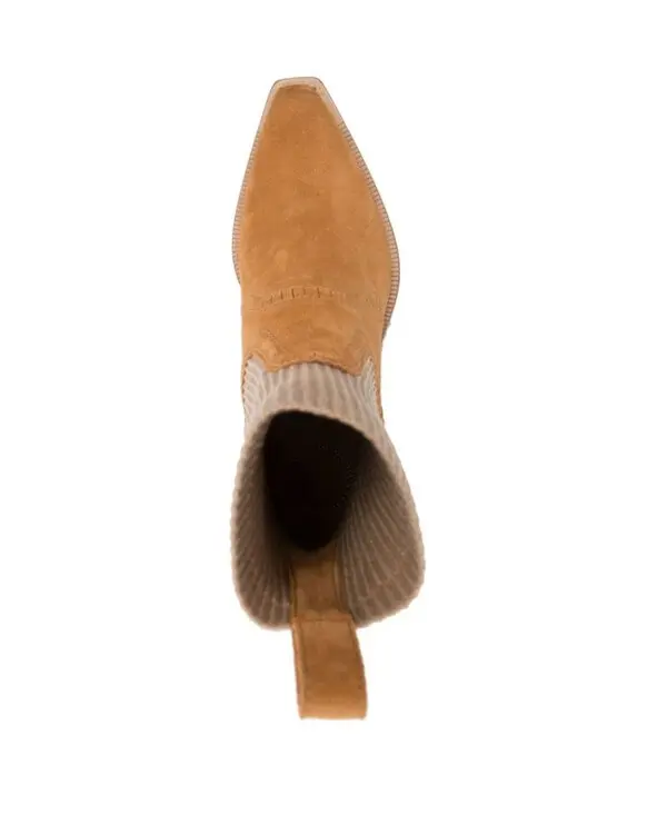 Chloé Ribbed Ankle Boots