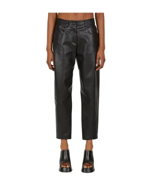 Stella McCartney Contrast Stitched Cropped Trousers