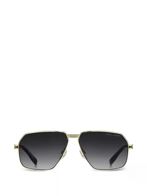 Marc Jacobs Geometric Frame Sunglasses - Gold