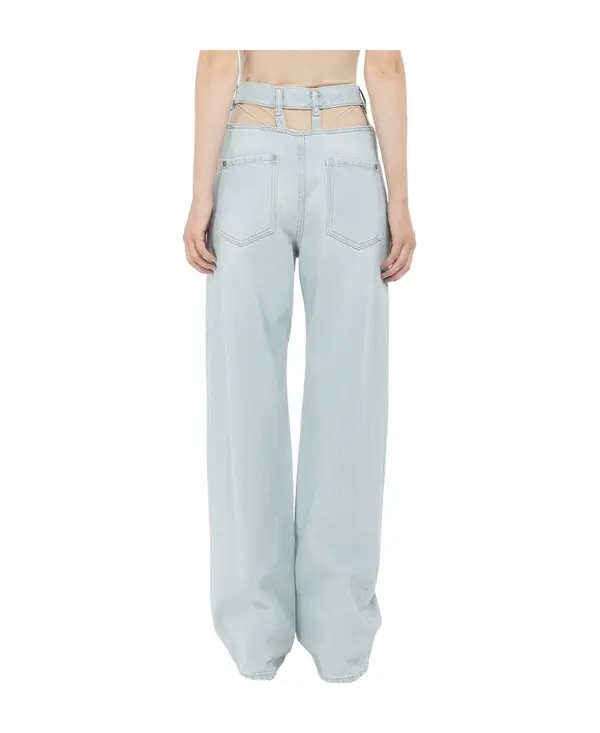 MAISON MARGIELA High-waist Cut-out Detailed Jeans