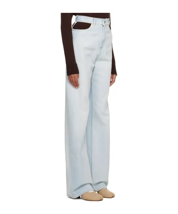 MAISON MARGIELA High-waisted Wide-leg Jeans