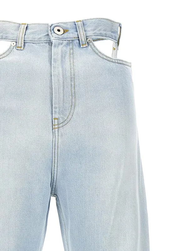 MAISON MARGIELA High-waisted Wide-leg Jeans