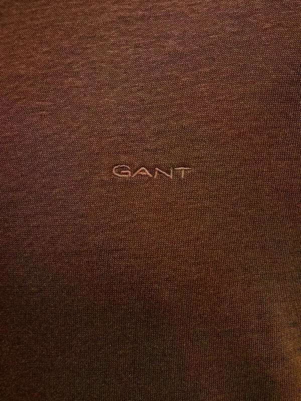 Gant Logo-embroidered T-shirt