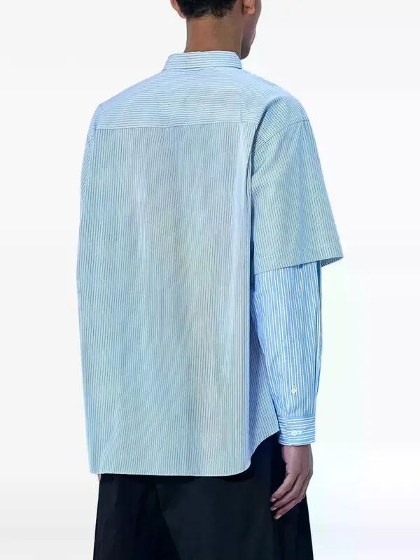 Comme Des Garçons Striped-pattern Shirt