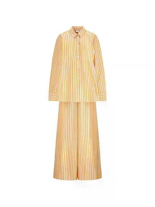 Andamane Lana Striped Trousers Set