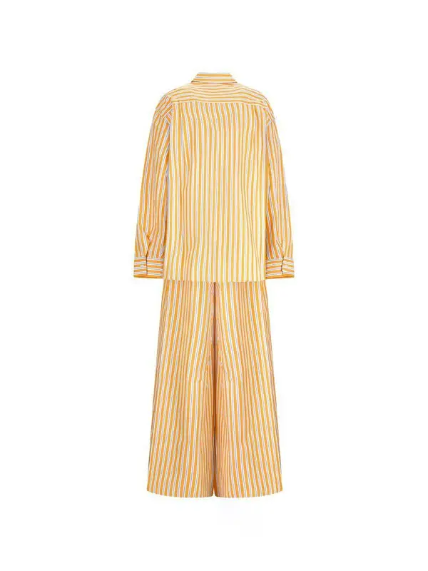 Andamane Lana Striped Trousers Set