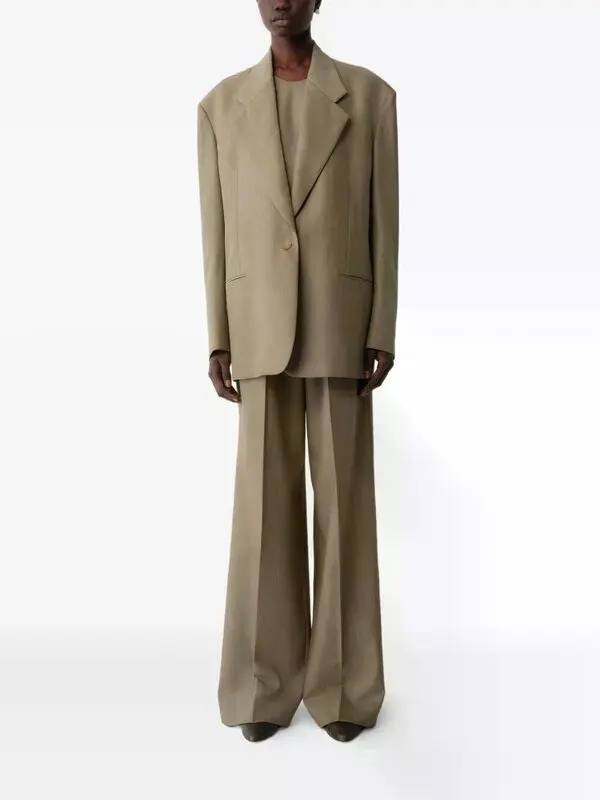 Calvin Klein Pressed Crease Wide-leg Trousers