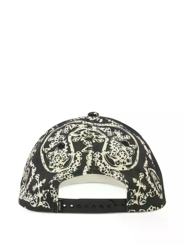 LES DEUX Paisley Print Baseball Cap